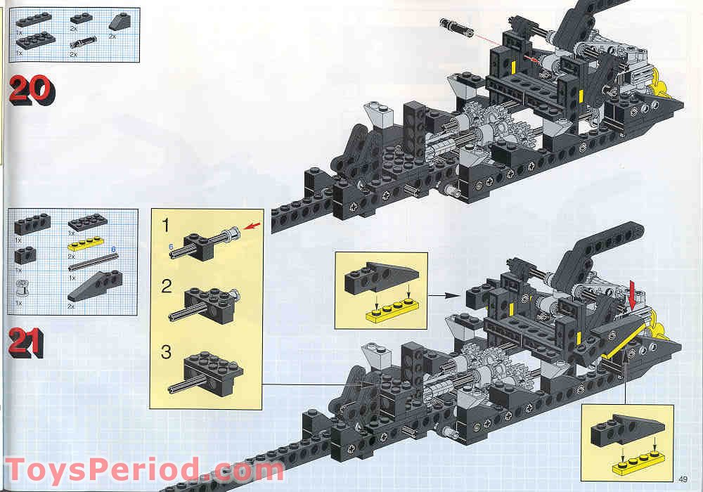 LEGO 8425 Black Hawk Instructions and Parts List