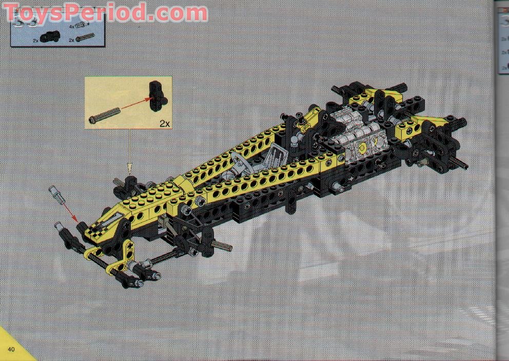 LEGO 8445 Indy Storm Instructions and Parts List