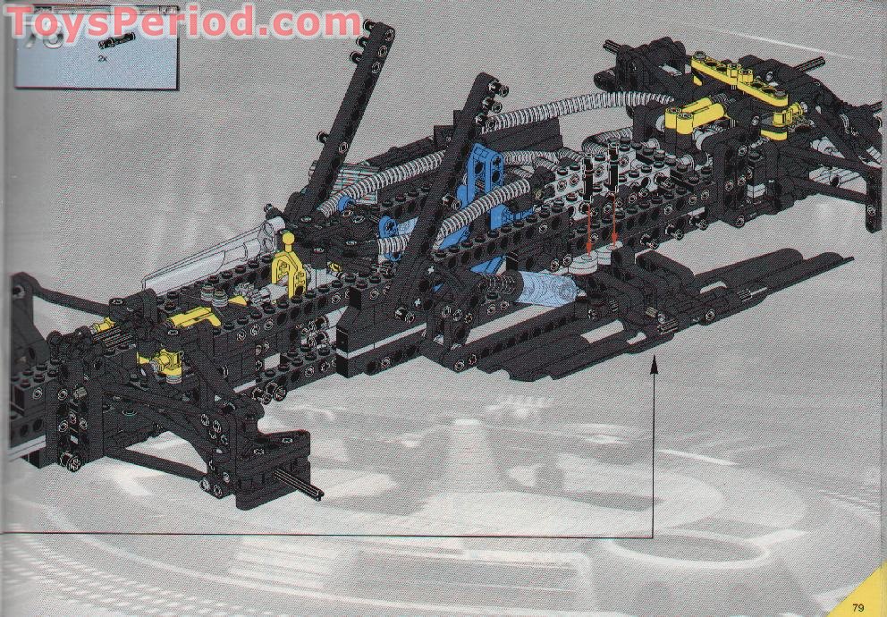 LEGO 8458 Silver Champion Racer Instructions and Parts List