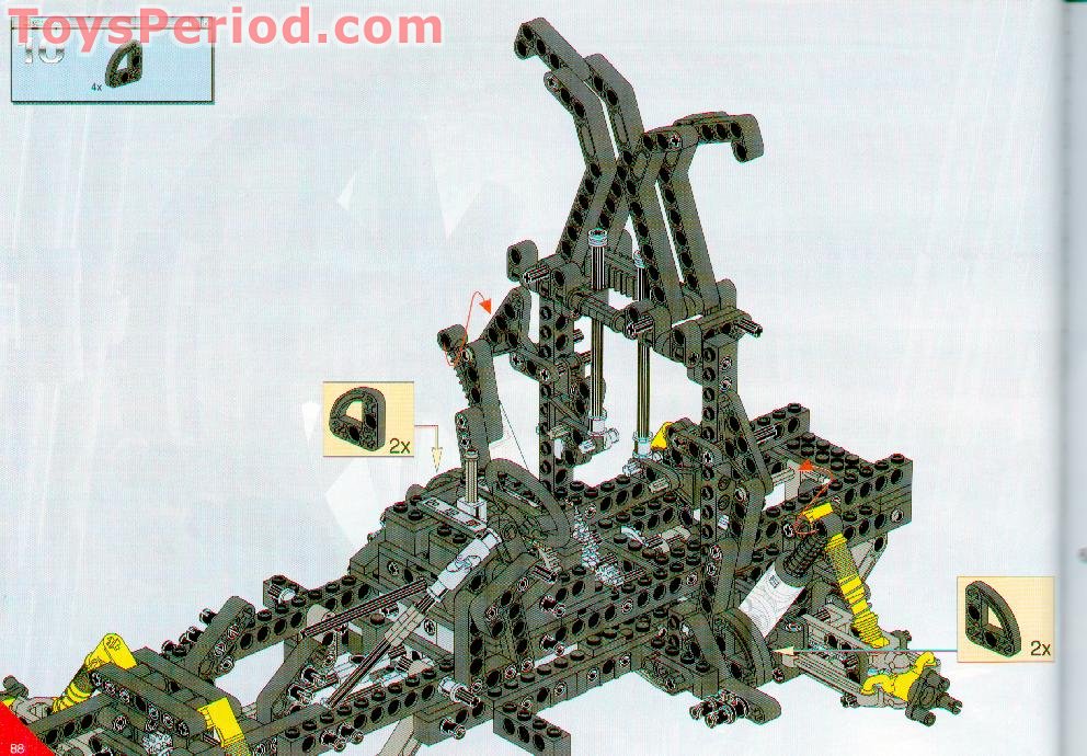 LEGO 8466 4x4 Off Roader Instructions and Parts List