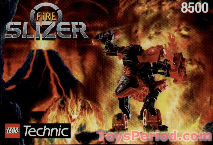 Lego 8500 Fire Slizer Instructions And Parts List