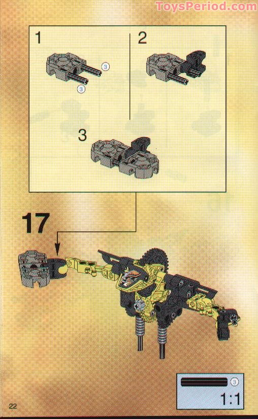 LEGO 8523 Blaster Slizer Instructions and Parts List
