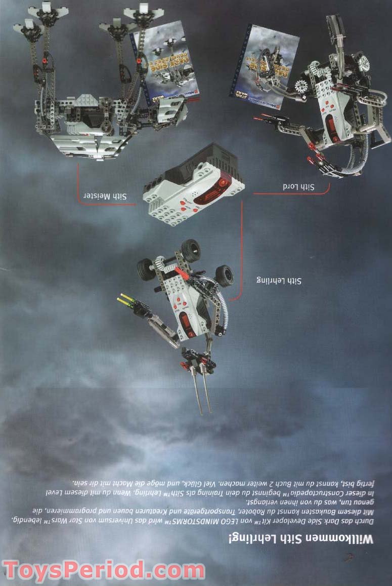 LEGO 9754 Dark Side Developer Kit Instructions and Parts List