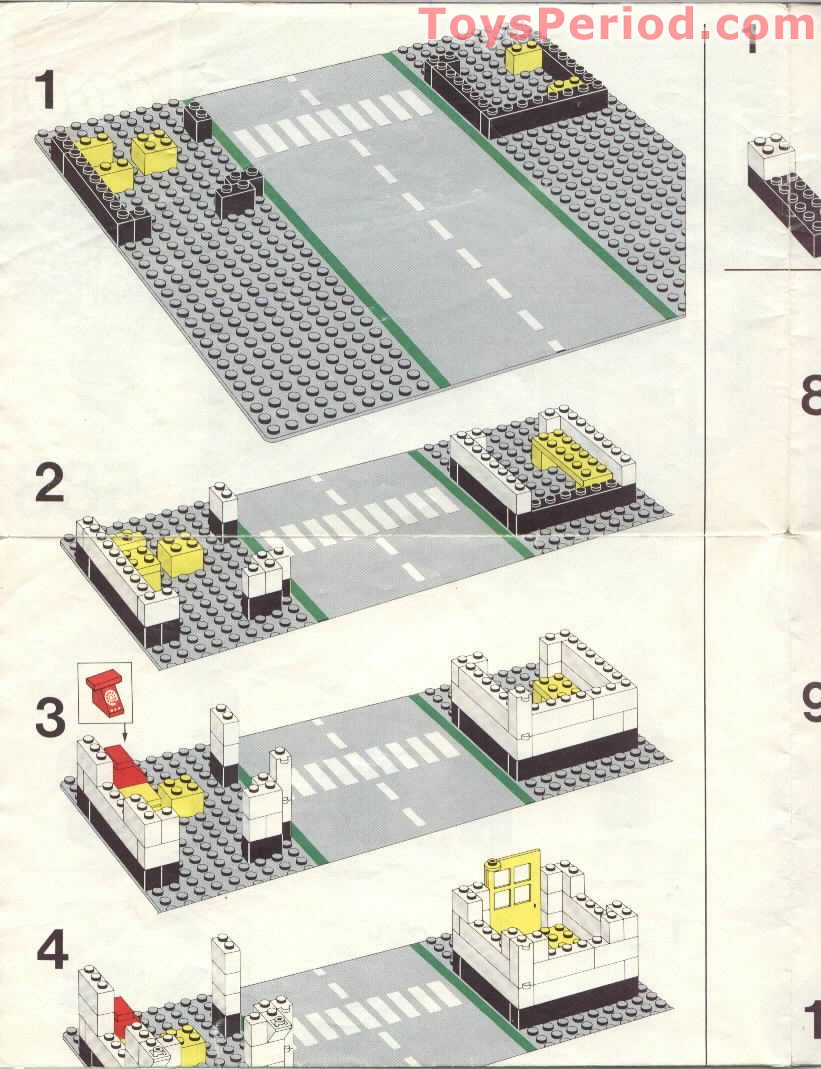 LEGO 588 Police Headquarters Instructions and Parts List