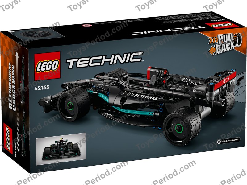 LEGO 42165 Mercedes-AMG F1 W14 Pull-Back Set Parts List
