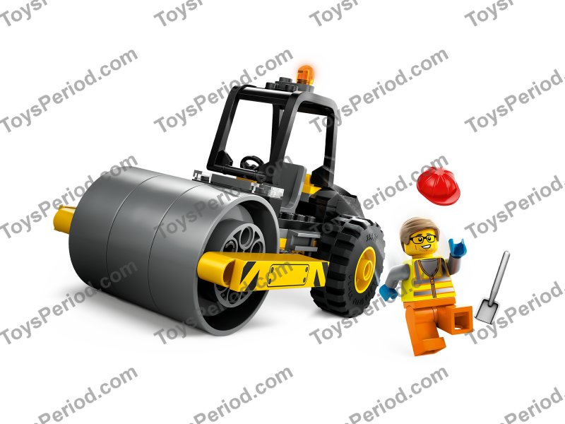 LEGO 60401 Construction Steamroller Set Parts List