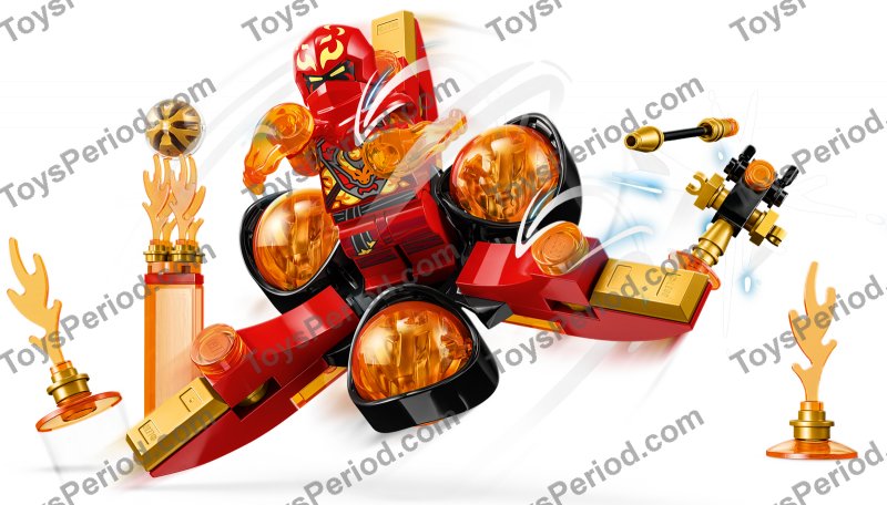 LEGO 71777 Kai's Dragon Power Flip Set Parts List
