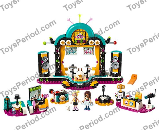 LEGO 41368 Andrea's Talent Show Set Parts List