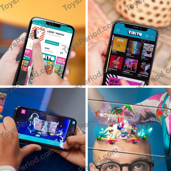 LEGO 43104 Alien DJ BeatBox Set Parts List