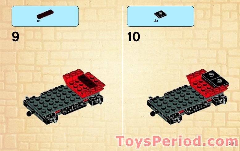 LEGO 70401 Gold Getaway Instructions and Parts List
