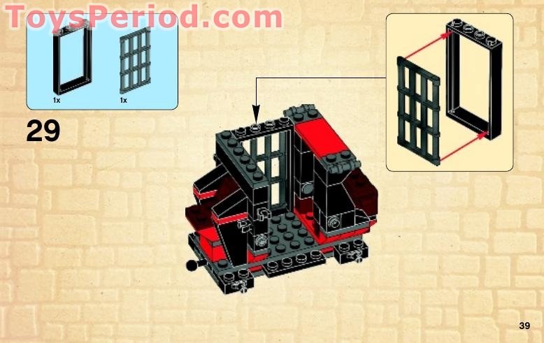 LEGO 70401 Gold Getaway Instructions and Parts List