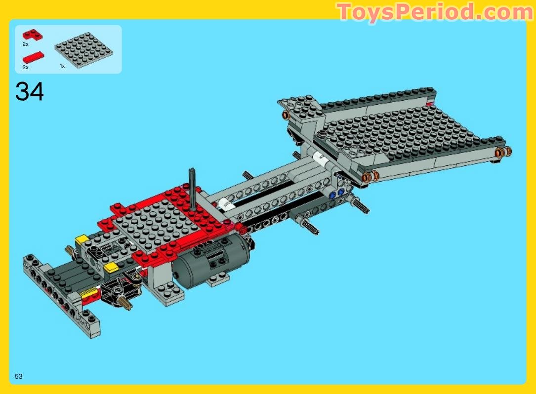 LEGO 7347 Highway Pickup Instructions and Parts List