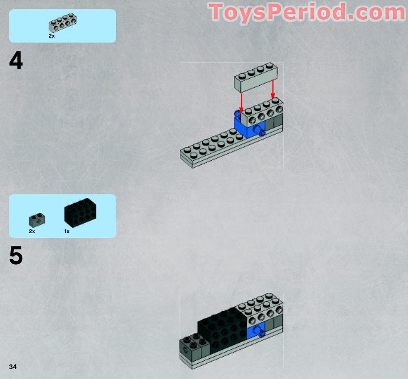 LEGO 7869 Battle for Geonosis Instructions and Parts List