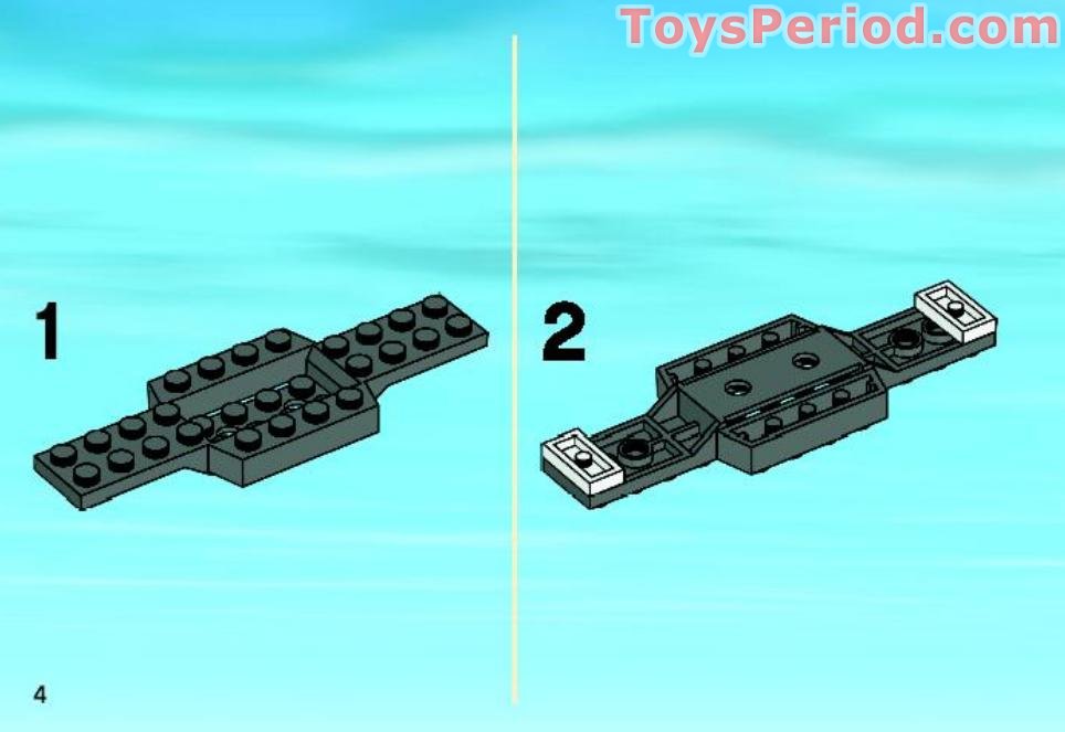 LEGO 7937 Train Station Instructions and Parts List