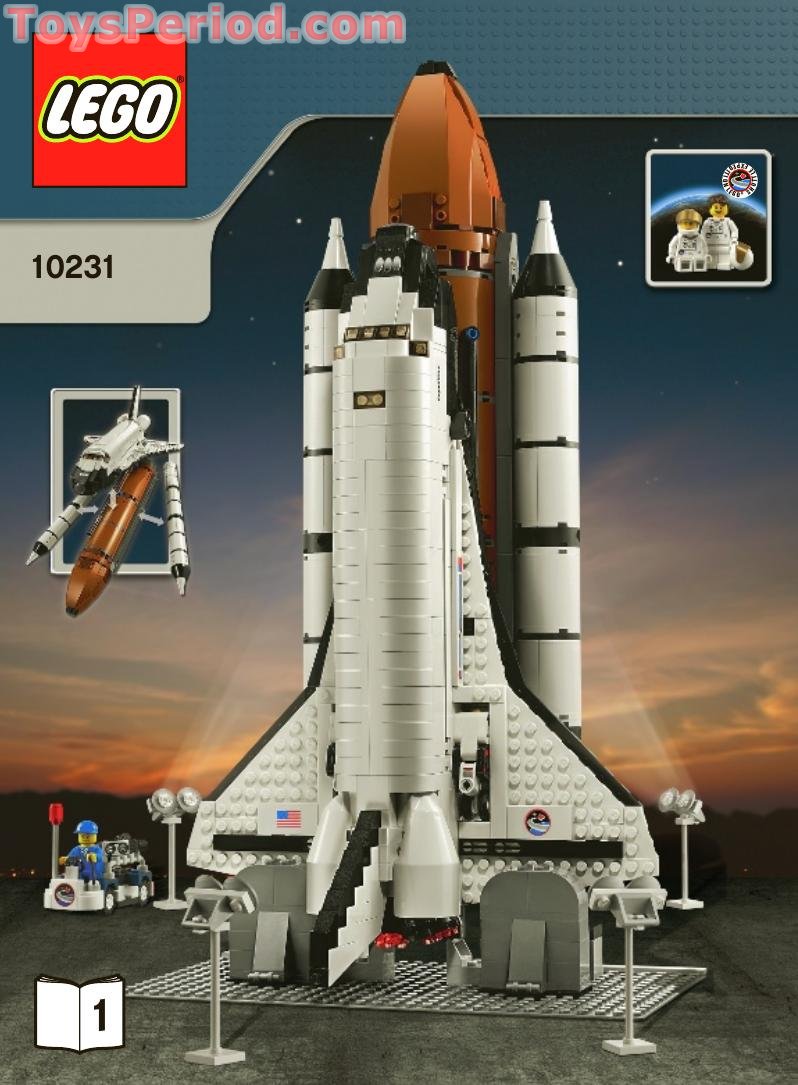 LEGO 10231 Shuttle Expedition Instructions and Parts List