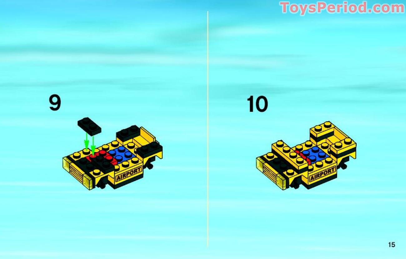 LEGO 3182 Airport Instructions and Parts List