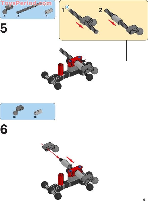 LEGO 44002 Rocka Instructions and Parts List