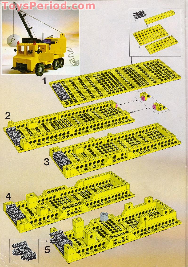 LEGO 744 Universal Building Set Instructions and Parts List