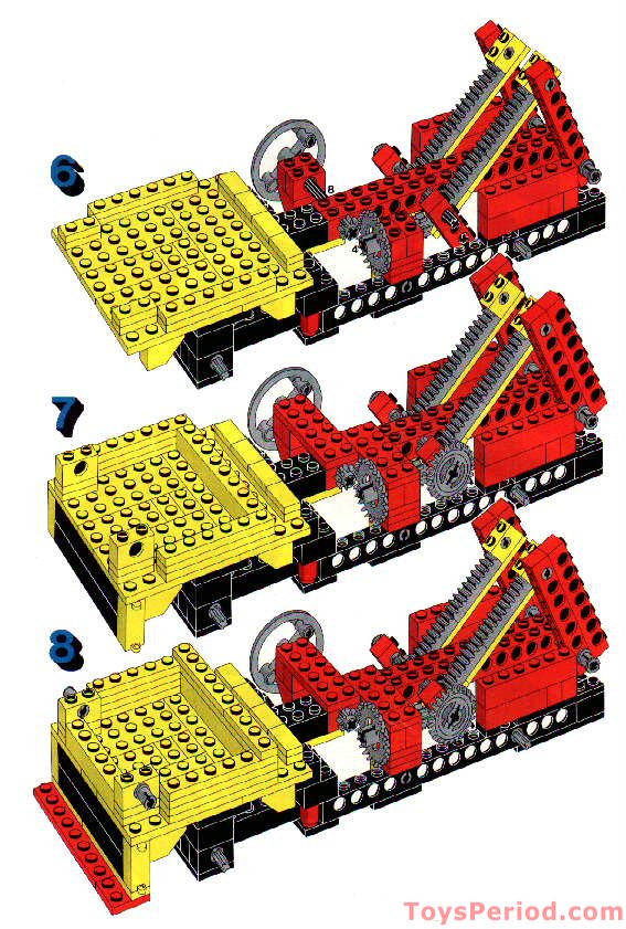 LEGO 955 Mobile Crane Instructions and Parts List