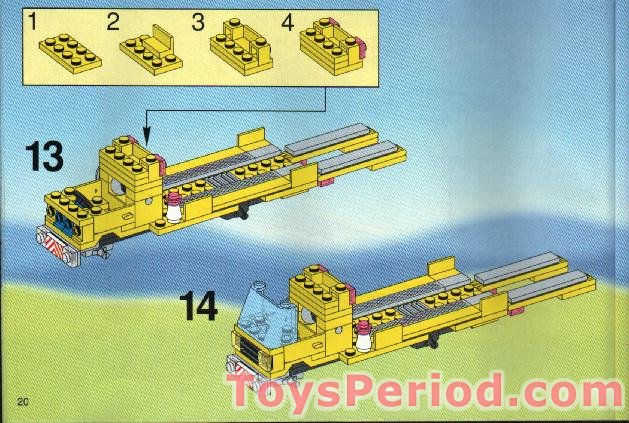 LEGO 2140 ANWB Roadside Assistance Crew Instructions and Parts List