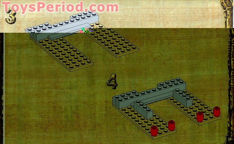 LEGO 3722 Treasure Tomb - TRU Instructions and Parts List