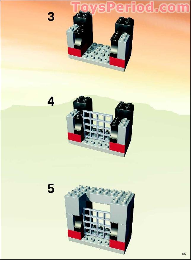 LEGO 4785 Black Castle Instructions and Parts List