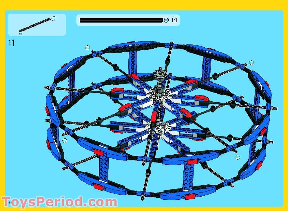 LEGO 4957 Ferris Wheel Instructions and Parts List