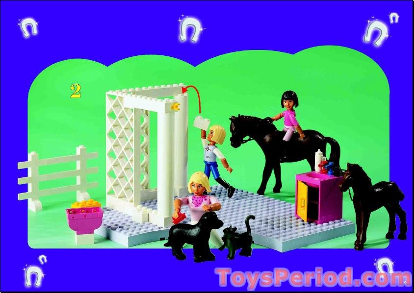 LEGO 5871 Riding Stables Instructions and Parts List