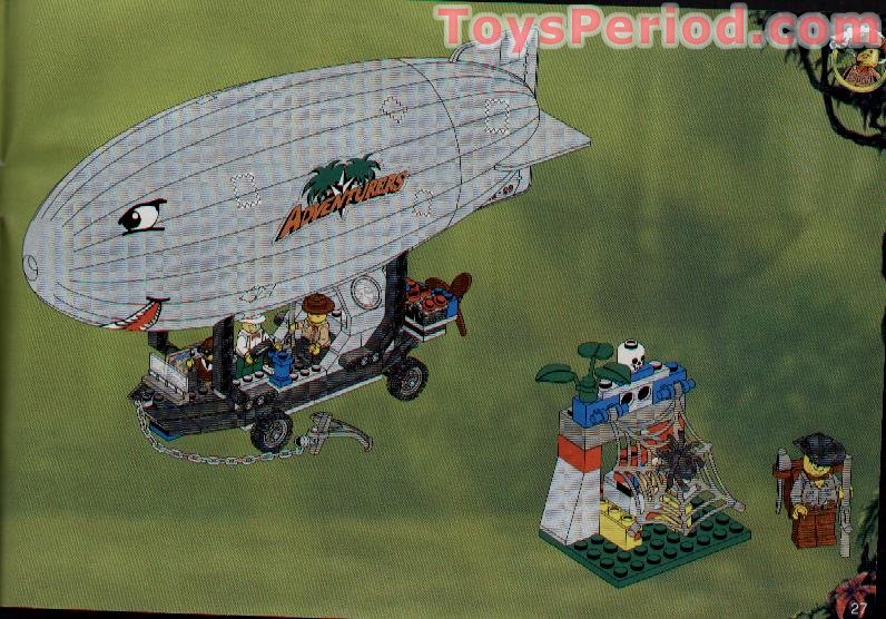 LEGO 5956 Adventurers Expedition Air Balloon Instructions and Parts List