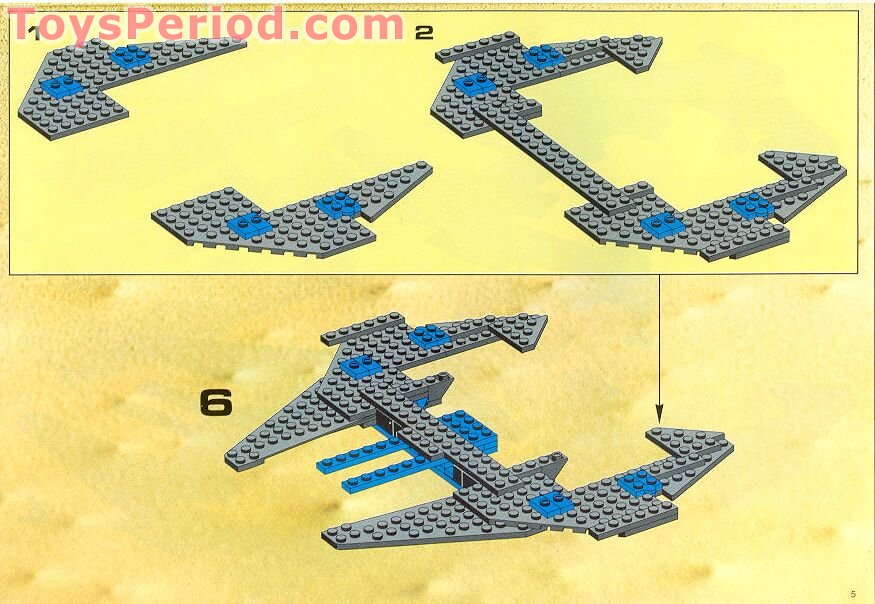 LEGO 6986 Mission Commander Instructions and Parts List