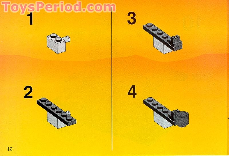 LEGO 6024 Bandit Ambush Instructions and Parts List