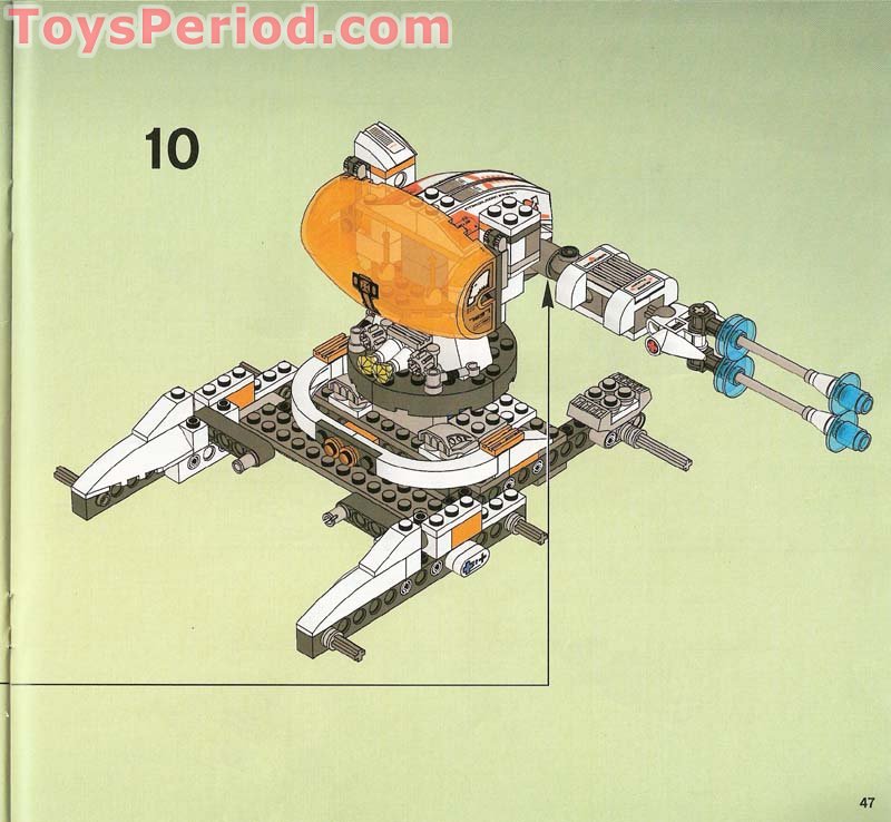 LEGO 7697 MT-51 Claw-Tank Ambush Instructions and Parts List