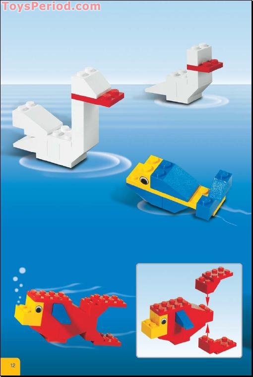 LEGO 7793 LEGO Standard Starter Set Instructions and Parts List