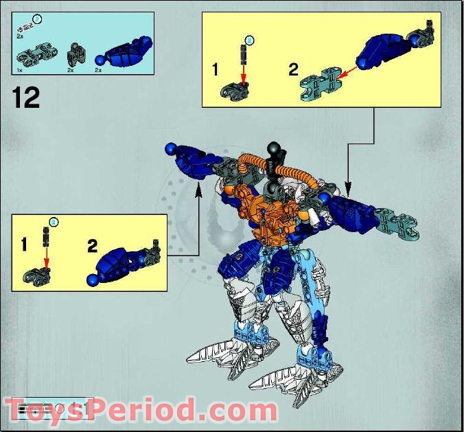 LEGO 8626 Irnakk Instructions and Parts List