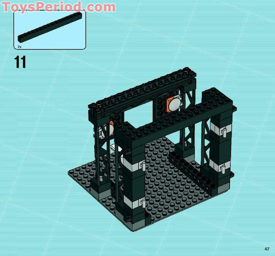 LEGO 8637 Mission 8: Volcano Base Instructions and Parts List
