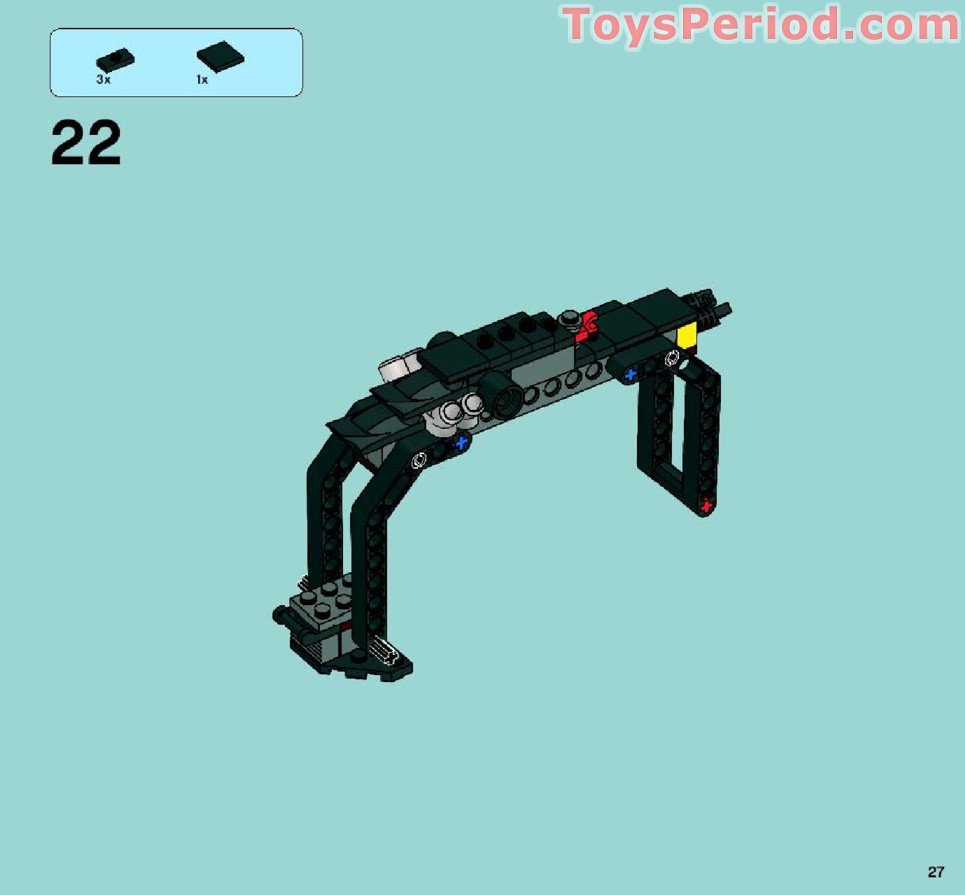 LEGO 8117 Storm Lasher Instructions and Parts List