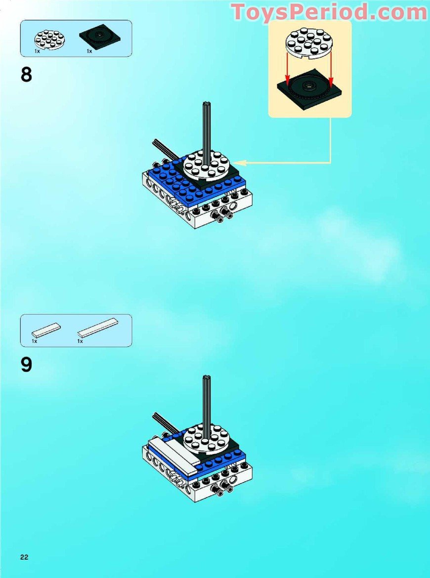 LEGO 8118 Hybrid Rescue Tank Instructions and Parts List