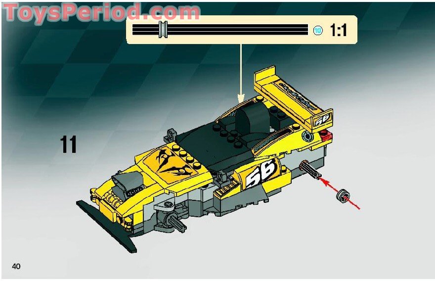 LEGO 8183 Track Turbo RC Instructions and Parts List