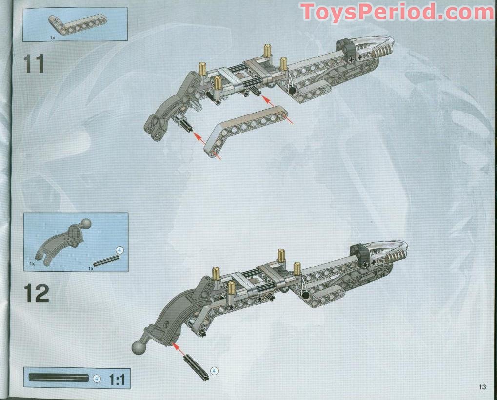 LEGO 8594 Jaller and Gukko Instructions and Parts List