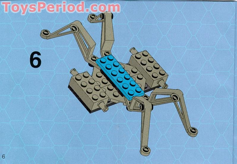 LEGO 2964 Space Spider Instructions and Parts List