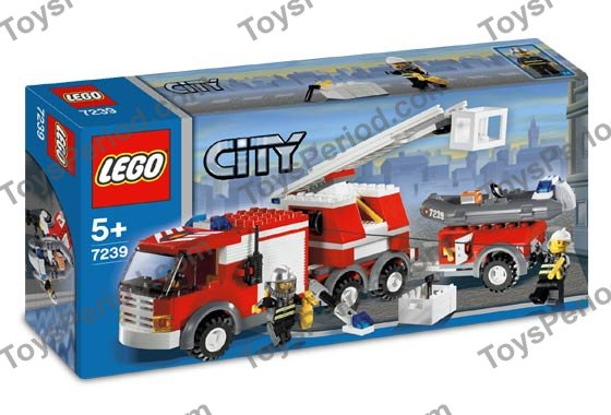 LEGO 7239 Fire Truck Instructions and Parts List