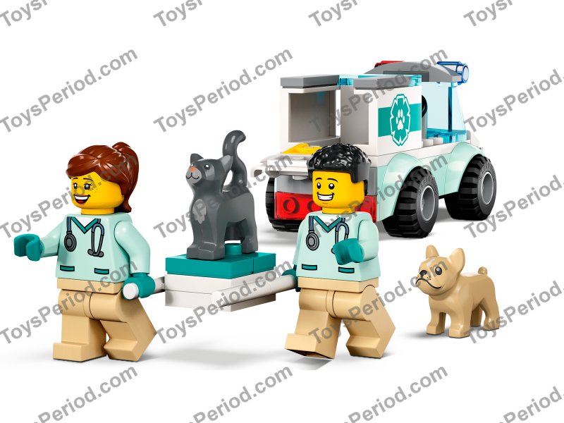 LEGO 60382 Vet Van Rescue Set Parts List