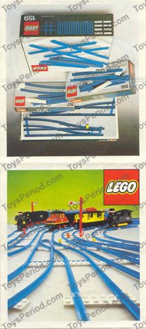 LEGO 157-1 Curved Track Set Parts List