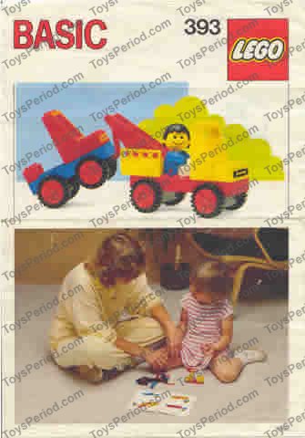 LEGO 393-2 Tow Truck Set Parts List