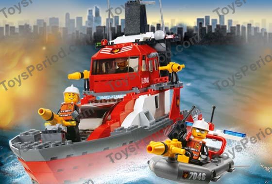 LEGO 7046 Fire Command Craft Set Parts Inventory and Instructions ...