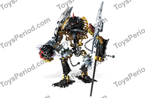 LEGO 8912 Toa Mahri Hewkii Instructions and Parts List