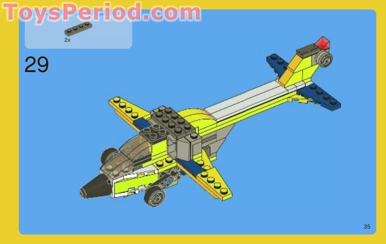 LEGO 6912 Super Soarer Instructions and Parts List