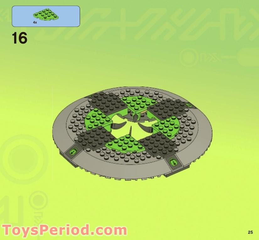 LEGO 7052 UFO Abduction Instructions and Parts List