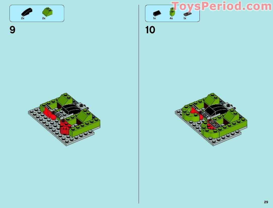 LEGO 70006 Cragger's Command Ship Instructions and Parts List