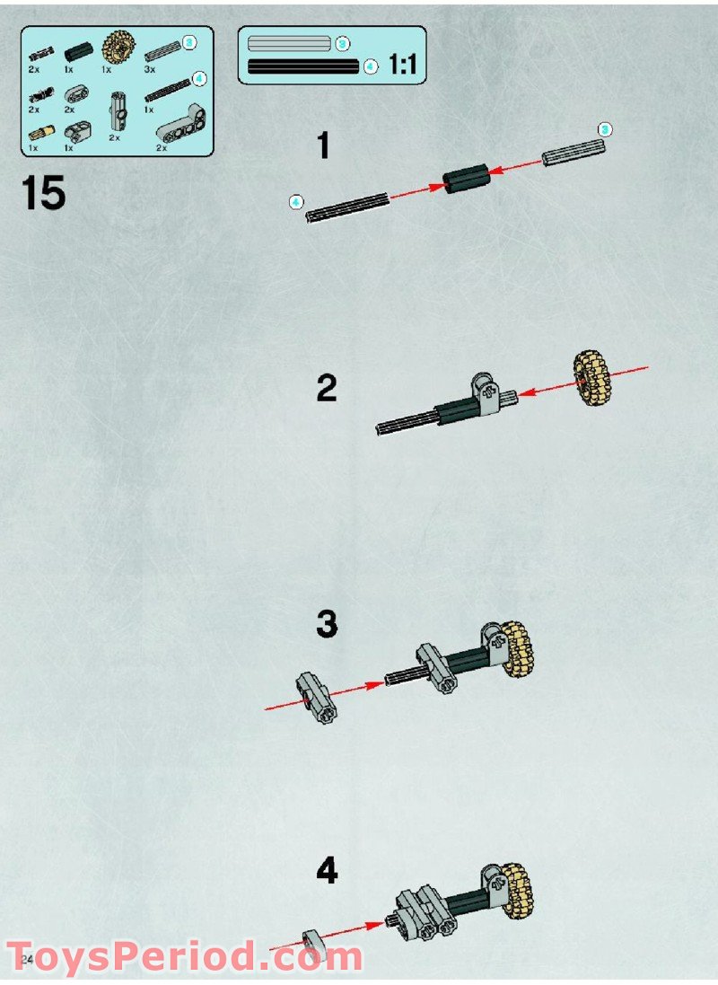 LEGO 10178 Motorized Walking AT-AT Instructions and Parts List